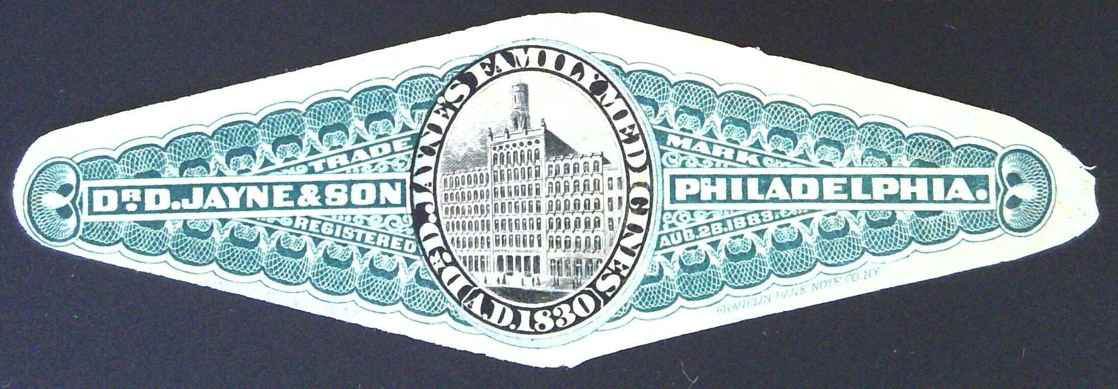Springer 149M1 - Dr. D Jayne & Son - Die Cut - Facsimile | United ...