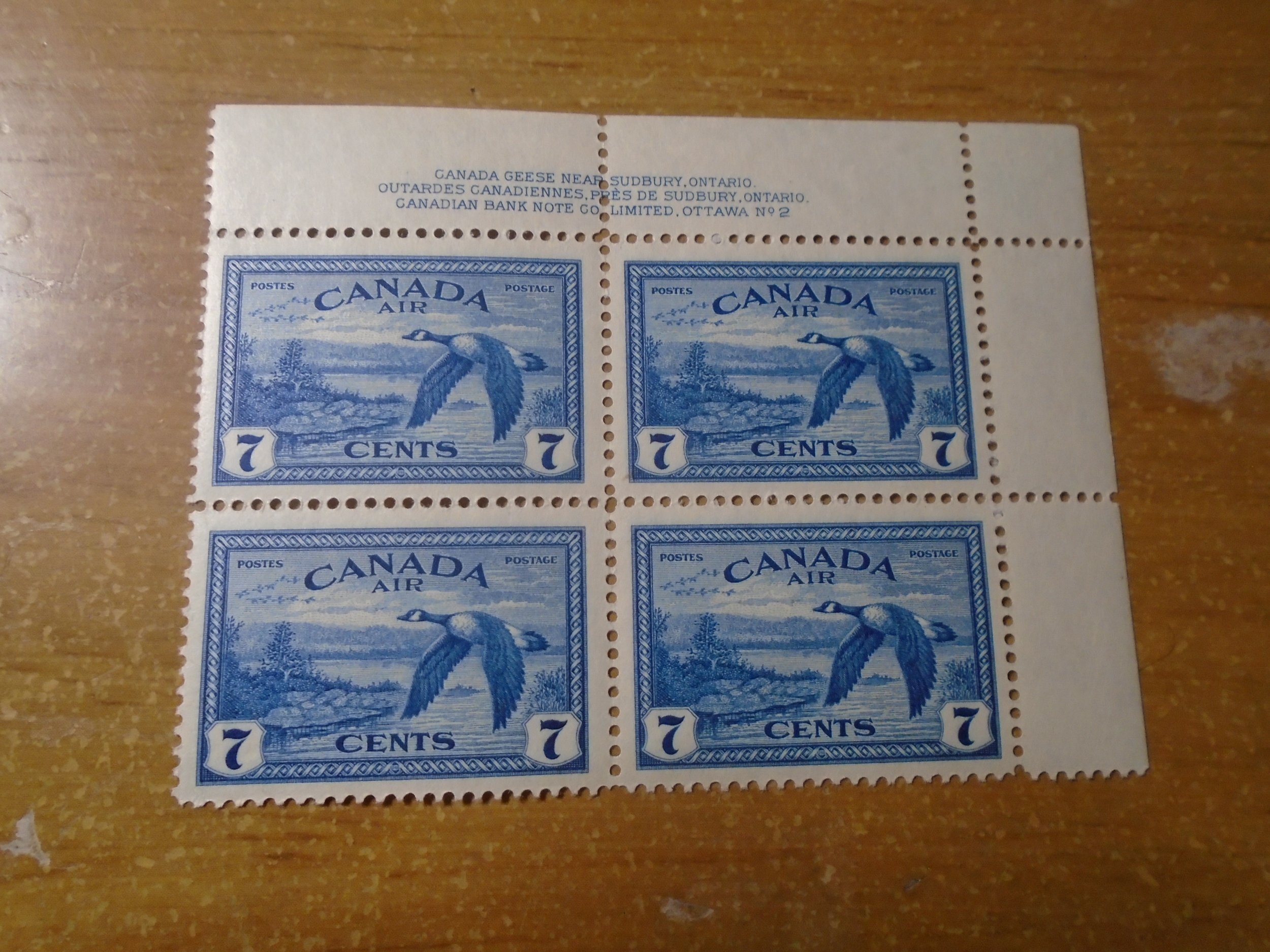 Canada # C9 UR #2 Plate Block | Canada, Air Mail Stamp / HipStamp