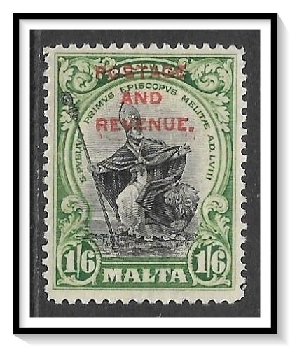 Malta #161 St Publius Overprinted MH | Europe - Malta, General Issue ...