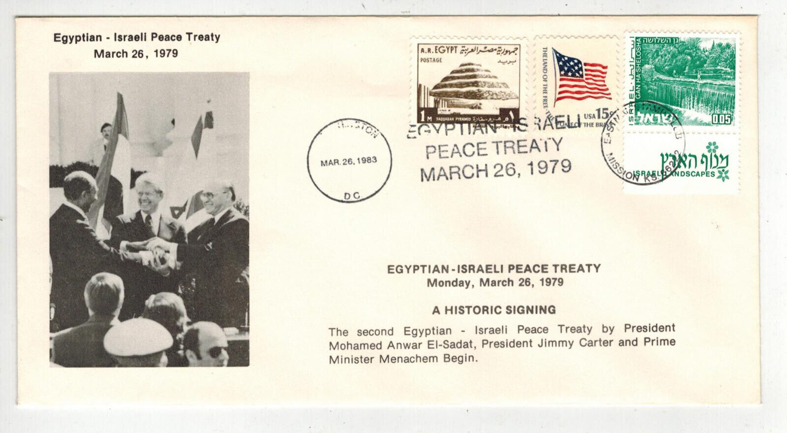 Jimmy Carter President 1979 Egypt - Israel Peace Treaty Signing ...