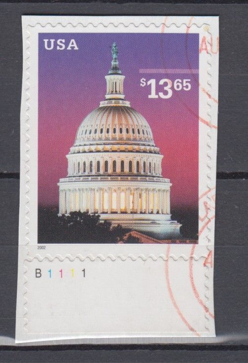 USA #3648 Capitol Dome Used on Paper Plate | United States, General ...
