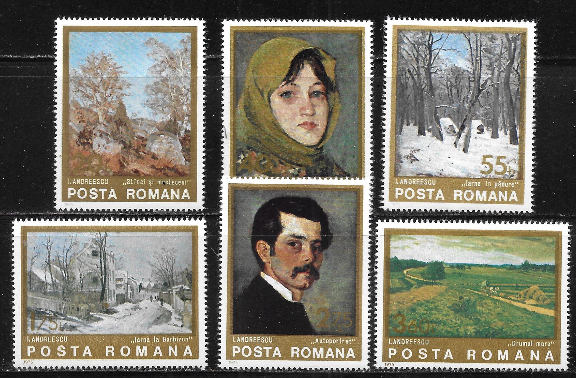 Romania 2532-2537 Paintings set MNH 2024 Scott c.v. $2.60 | Europe ...