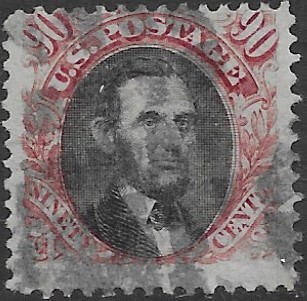 US 122 1869 90 cents fine used | United States, General Issue Stamp ...