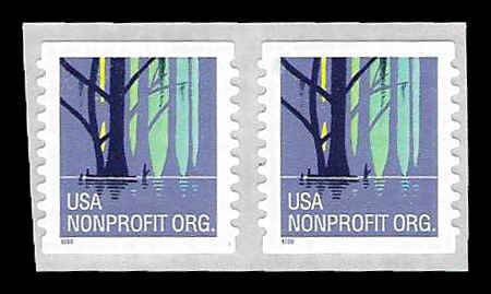 PCBstamps US #3207A Coil Pair 10c(2x5c)Wetland, Swamp, MNH, (21 ...