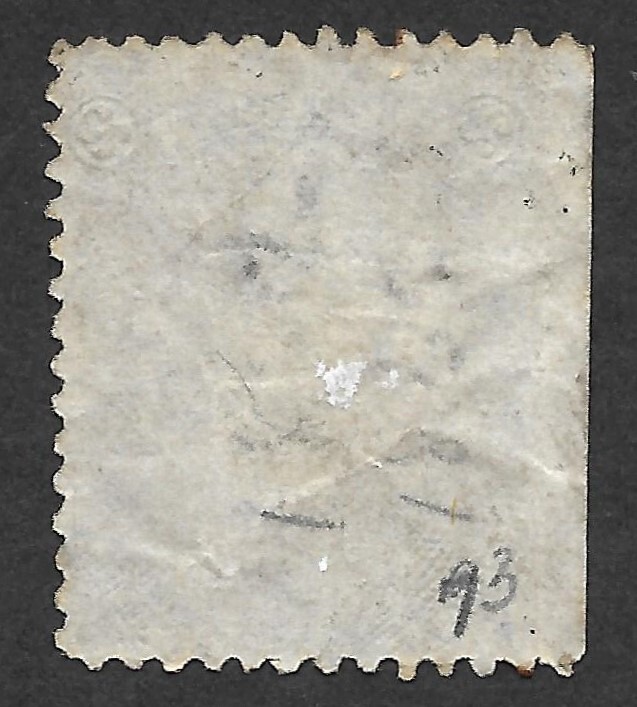 Doyle's_Stamps:1863 Blackjack w/URC 4-Ring Target Cancel Scott #73 ...