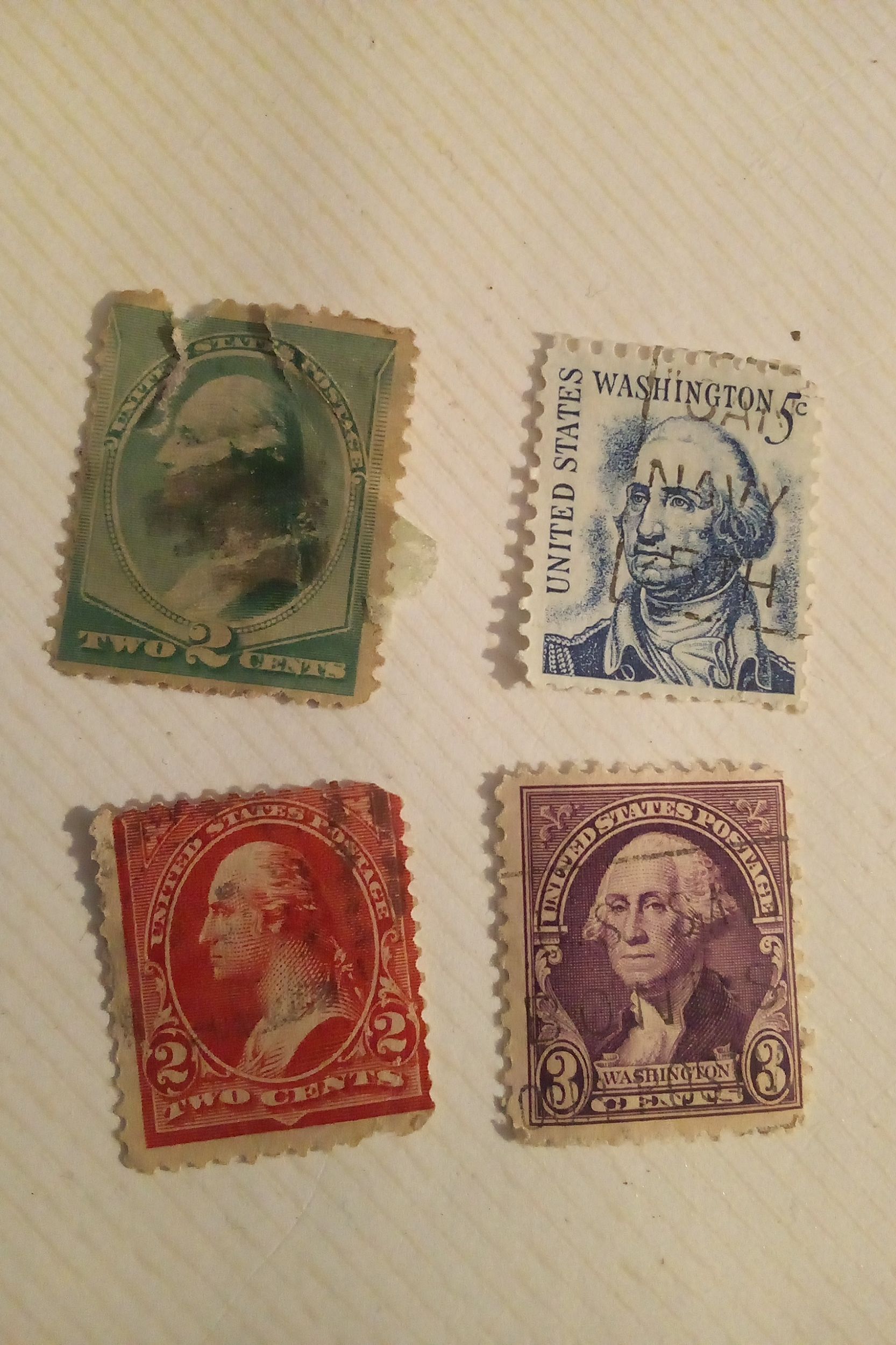 The four Georges | United States, Stamp / HipStamp