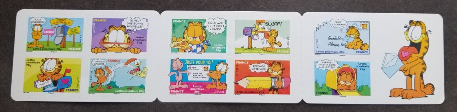 France Garfield 2008 Cartoon Animation Food Postbox Mail (booklet) MNH ...