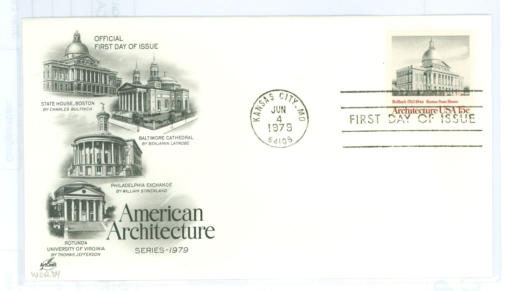 US 1781 1979 U/A FDC, American Architecture | United States, General ...