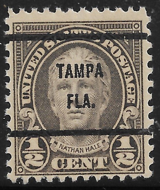 MNH US Bureau Precancels: FL; Tampa #653–61 ½¢ 1929 Definitive Issue ...