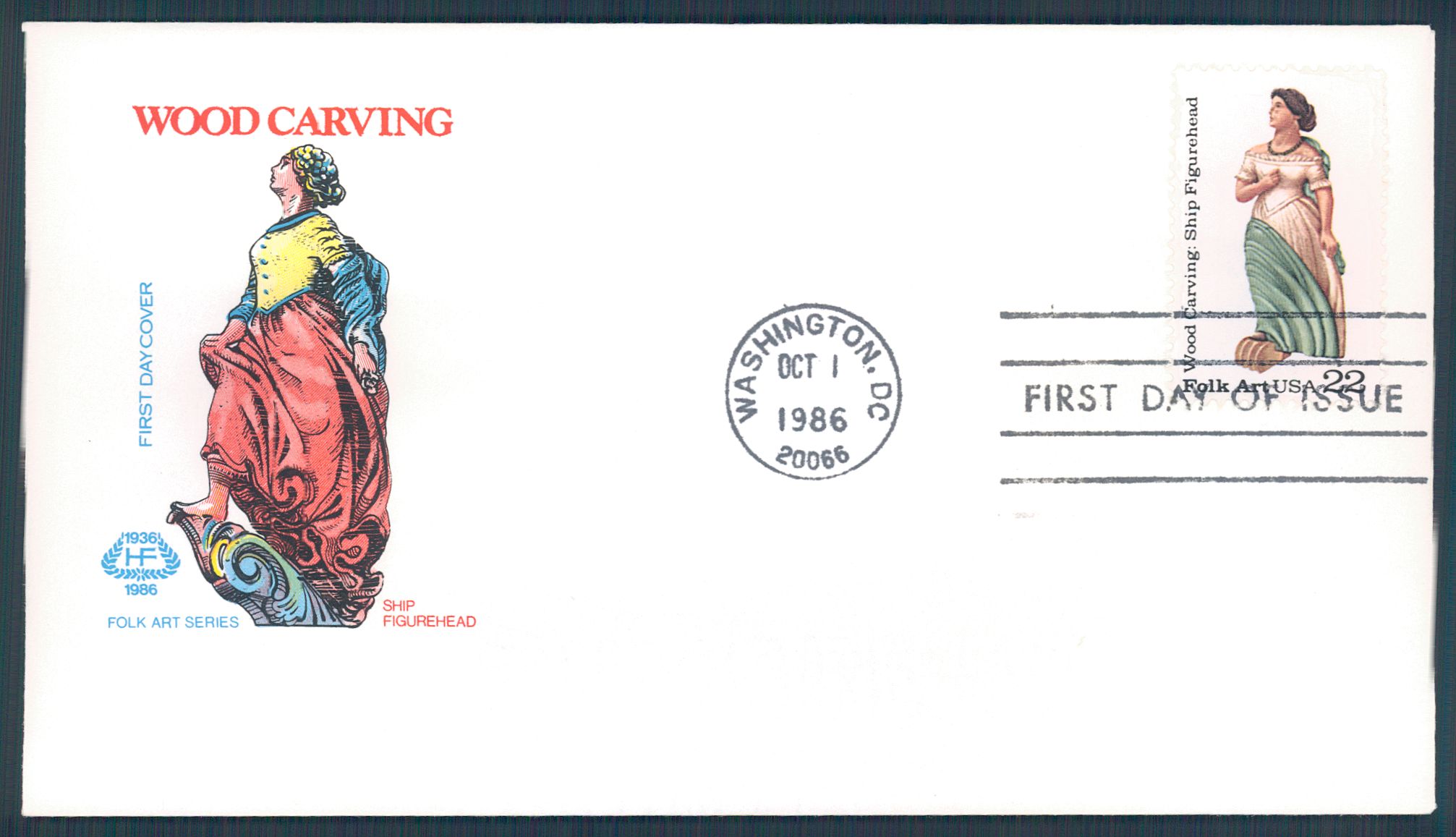 #2240-2243 Wood Carved Figurines - House of Farnum Cachet MG | United ...