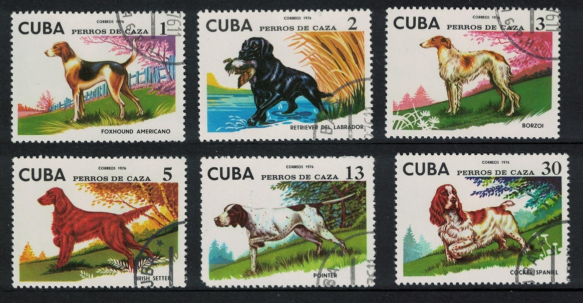 Caribic Hunting Dogs 6v Def 1976 MNH SG#2267-2272 | Caribbean - Cuba ...