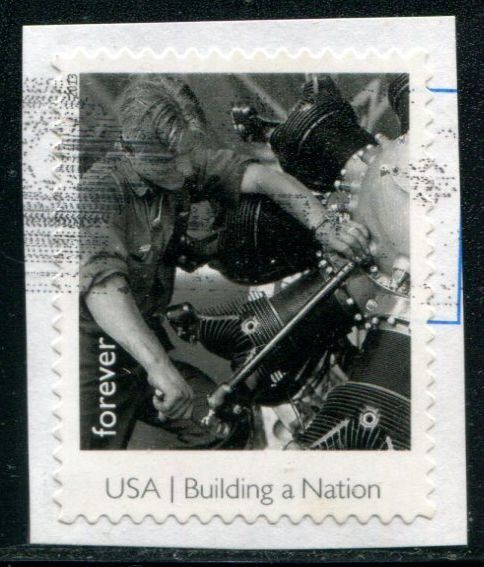 4801a US (46c) Building a Nation SA, used on paper | United States ...