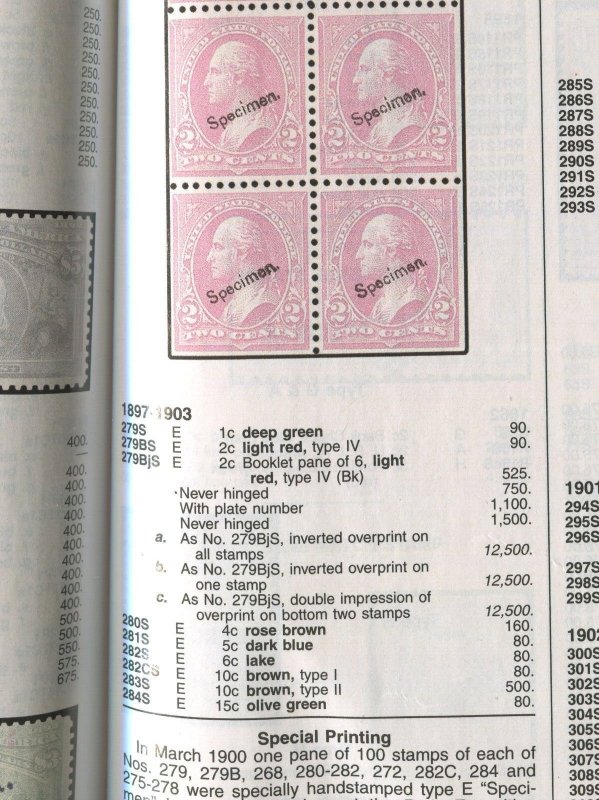 Guam 1s Variety Inverted Specimen Overprint Error Stamp With PF Cert ...