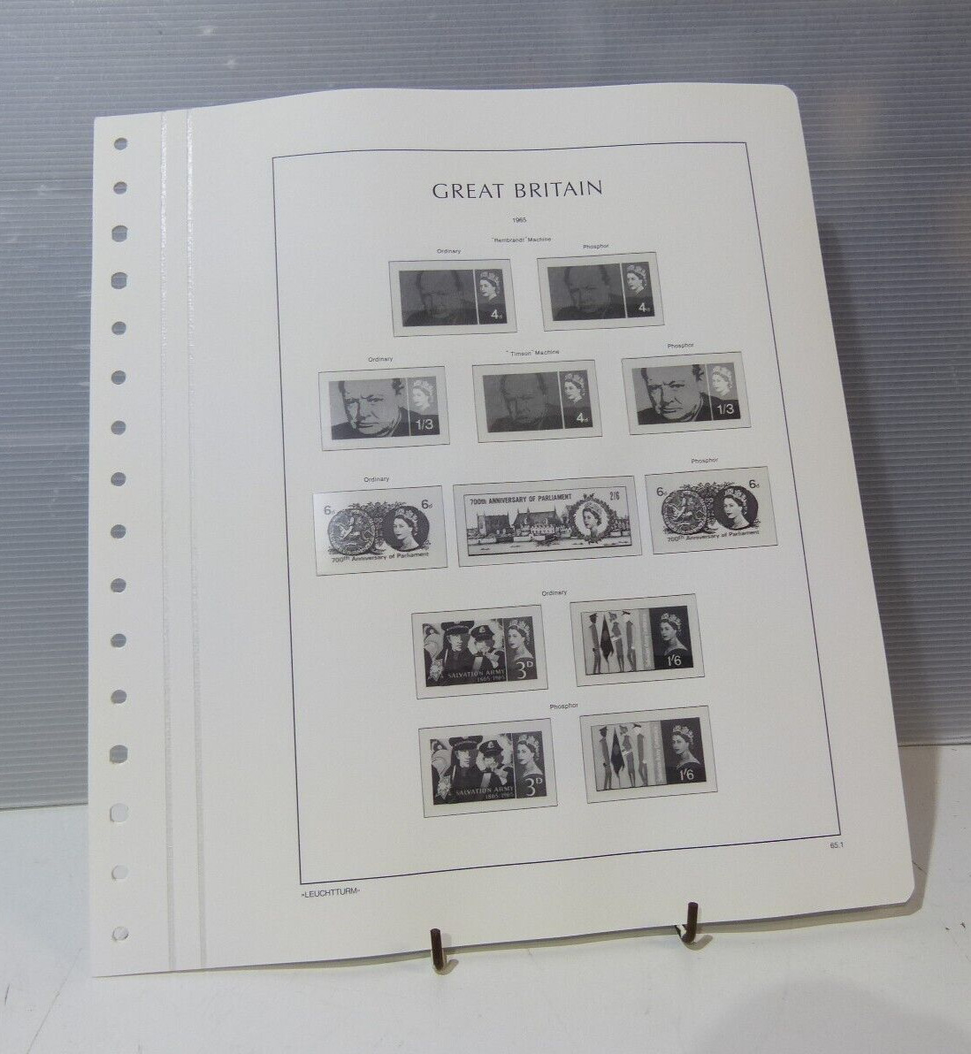 Kabe Great Britain luxury stamp album pages - brand new, choice of ...