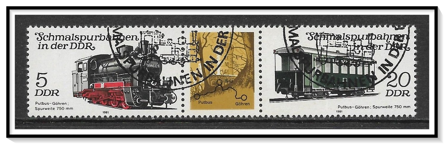 Germany DDR #2206 Railroad Type Strip CTOH | Europe - Germany ...
