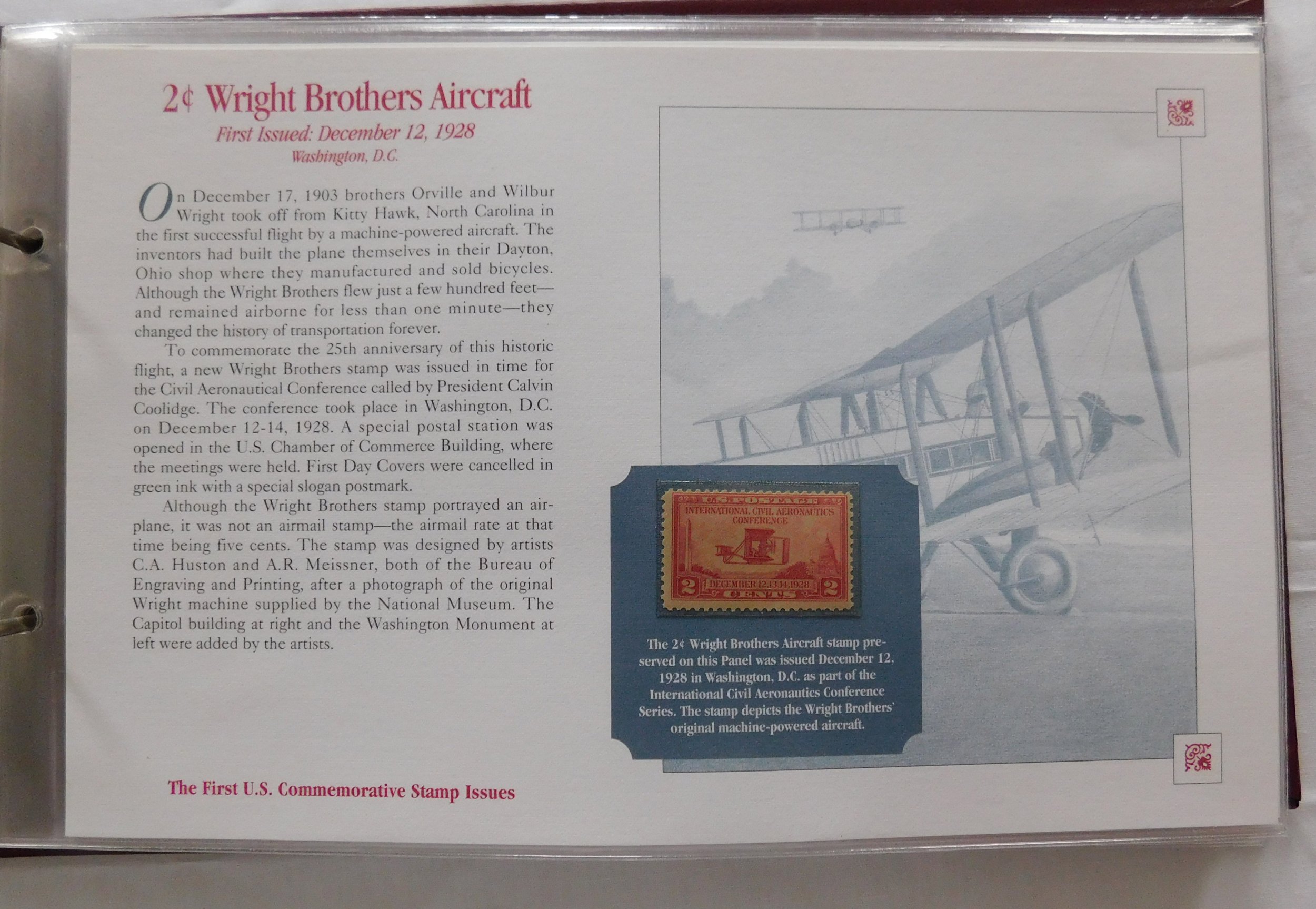 The First US Commemorative Stamp Issues 1893-1928 With Display Cards ...