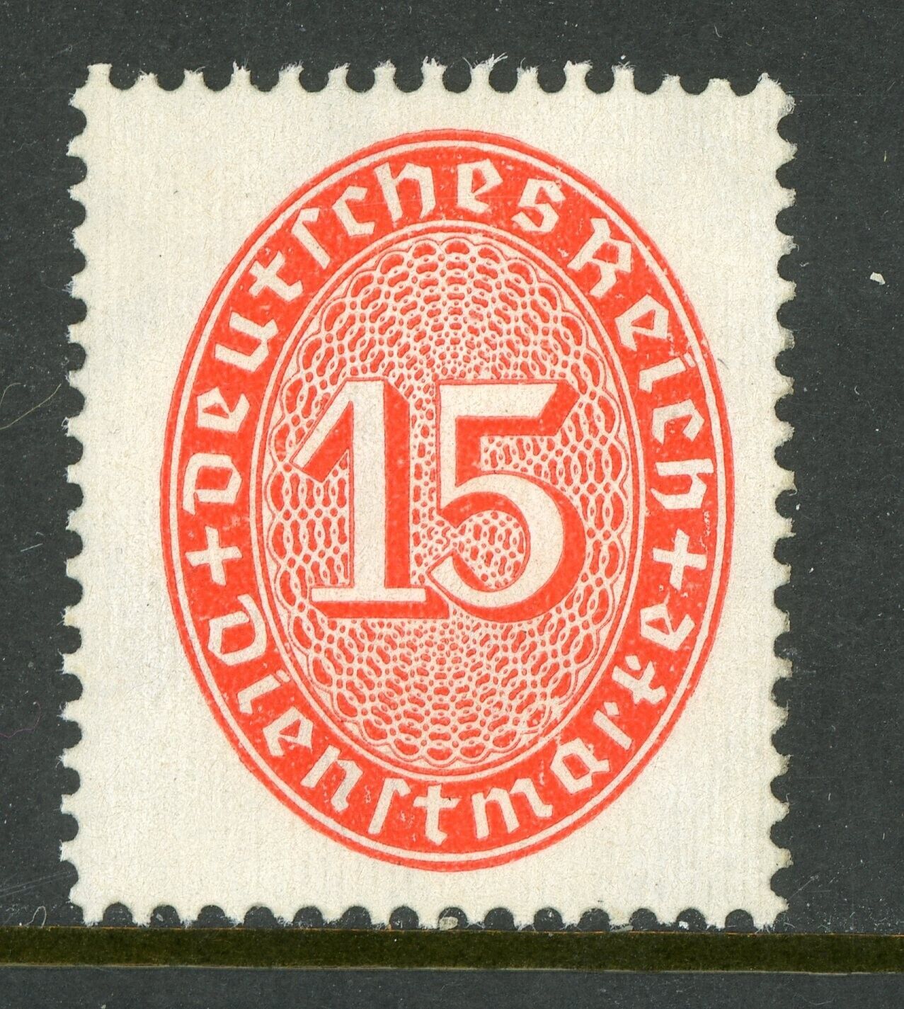 Germany 1929 Official 15pf Unwmk Scott # O74 MNH T717 | Europe ...