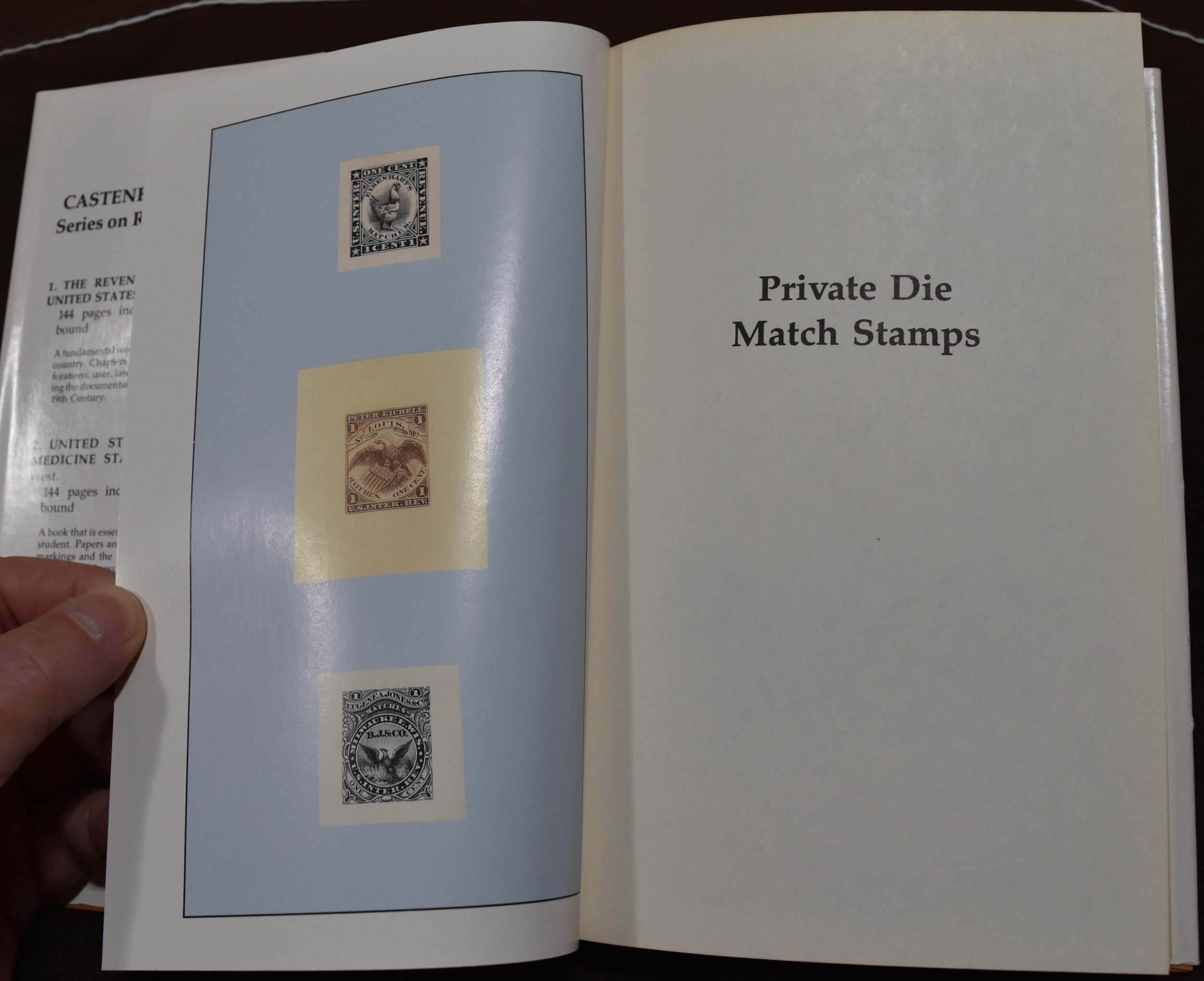 Private Die Match Stamps, C. West @1980 | Publications & Supplies ...