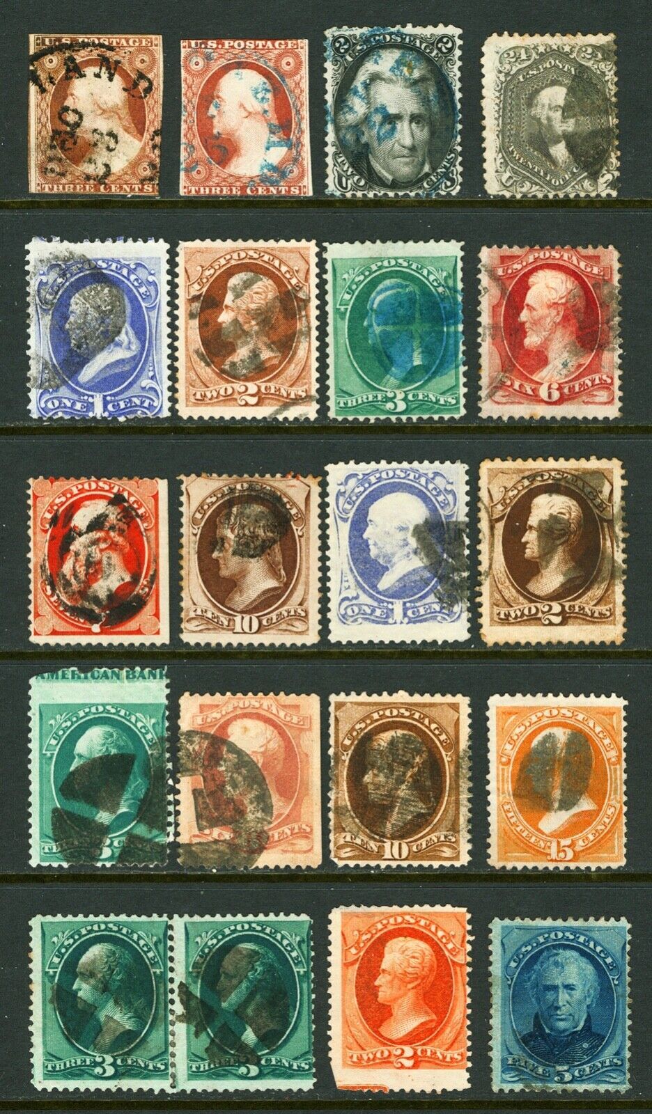 #10A / #179 1851-1875 Selection of Early Classics, Large Banknotes ...