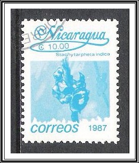Nicaragua #1603 Local Flowers CTOH | Central & South America ...