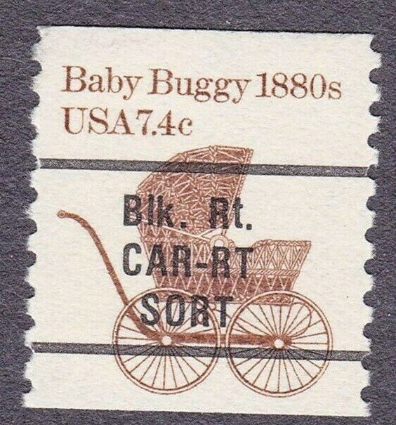 1902a 7.4c Baby Buggy Coil, Mint NH OG VF | United States, General ...