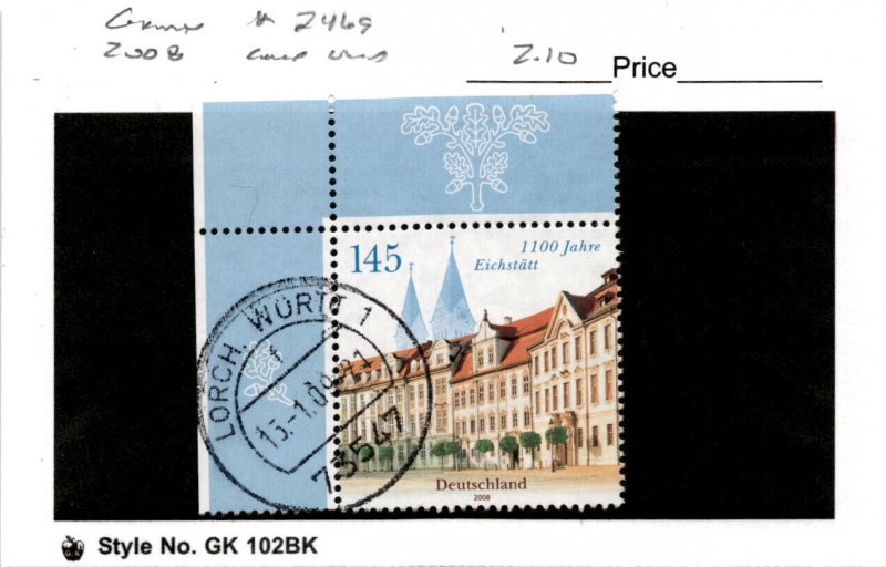 Germany, Postage Stamp, #2469 Used, 2008 Eichstatt (AB) | Europe ...