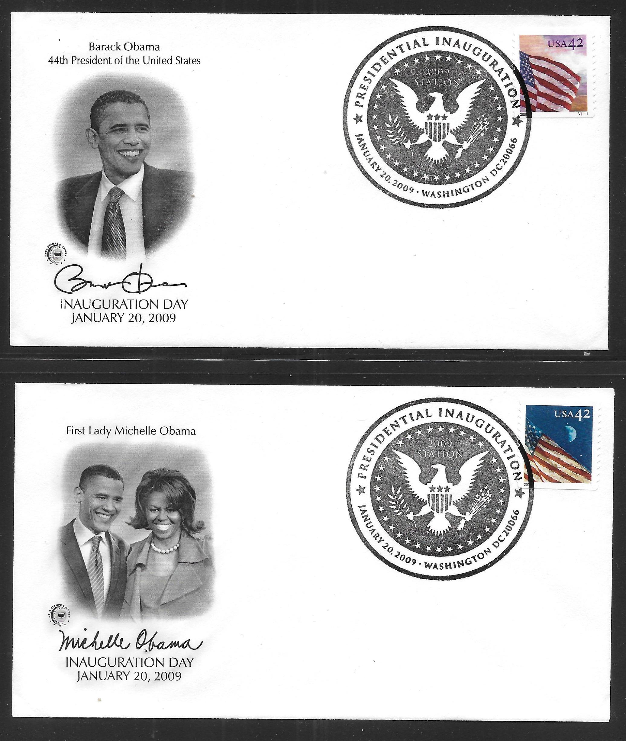 United States Barack Obama 2009 Inauguration Cover Unaddressed (8 ...