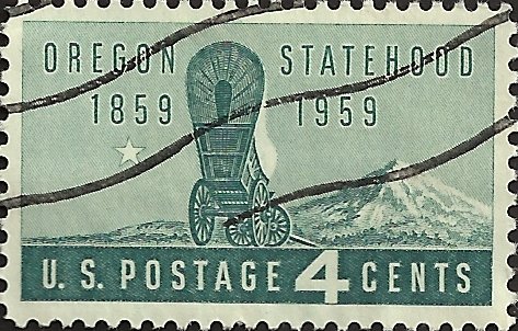 # 1124 Used Oregon Statehood 100th Anniv. | United States, General ...