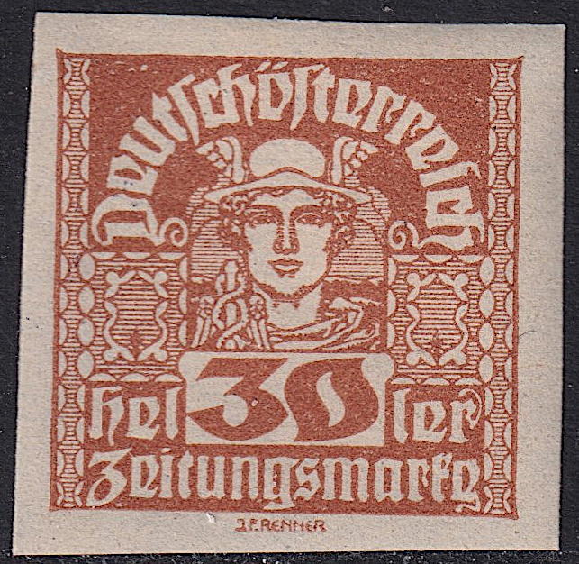 Austria - 1921 - Scott #P40 - MH - Mercury | Europe - Austria ...