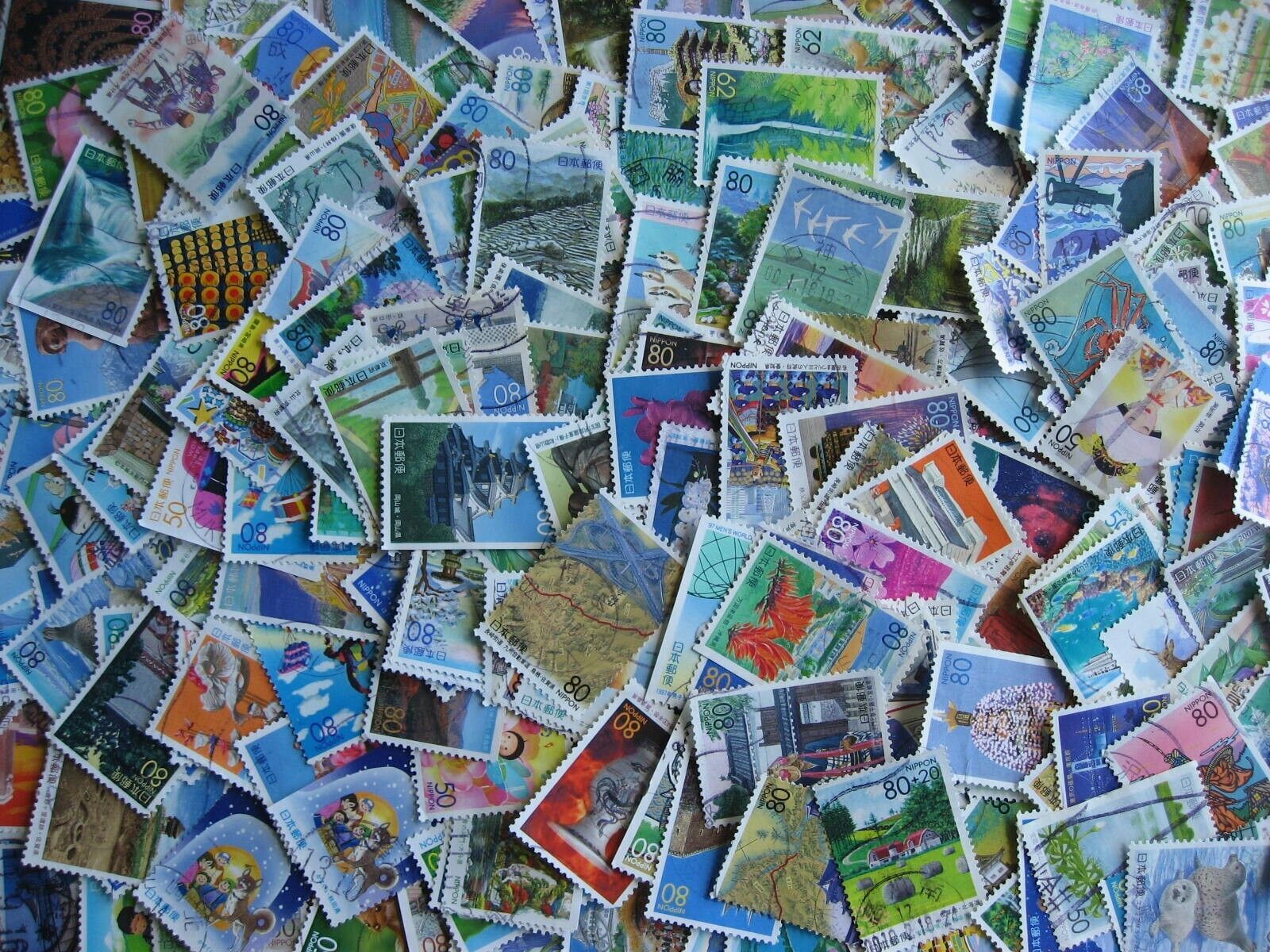 Japan Prefectures collection of 225 different used, check them out ...