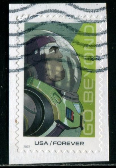 5709 US (60c) Buzz Lightyear - head in profile SA, used on paper ...