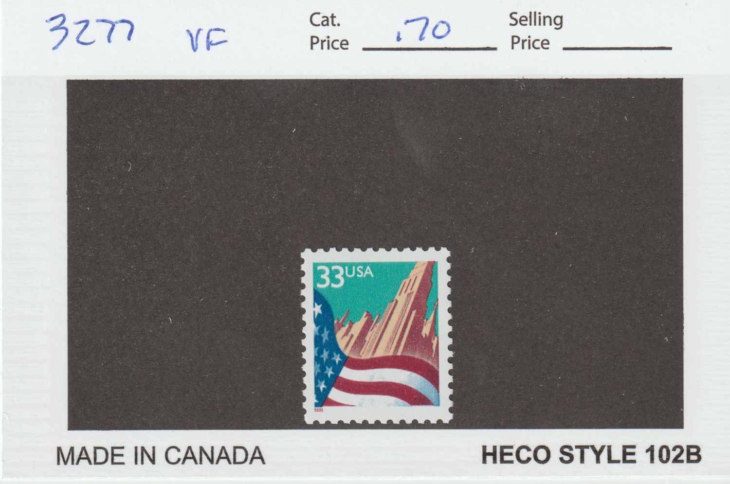 Scott# 3277 1999 33c Flag and City Issue VF MNH | United States ...