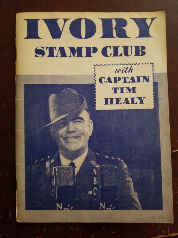 VINTAGE THE IVORY STAMP CLUB CAPTAIN TIM STAMP ALBUM 1934 w stamps ...