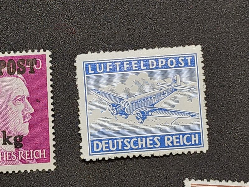 WW2 WWII German Third Reich Nazi Stamps lot Adolf Hitler Feldpost ...