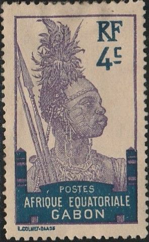 Gabon, #51 Mint Hinged From 1910-22 | Africa - Gabon, General Issue ...