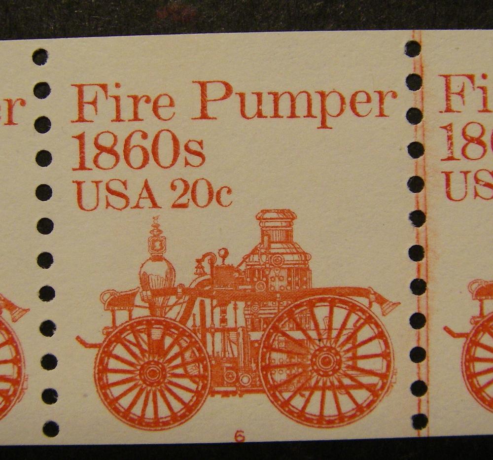 Scott 1908, 20 cent Fire Pumper, PNC5 #6, MNH Transportation Beauty, CV ...