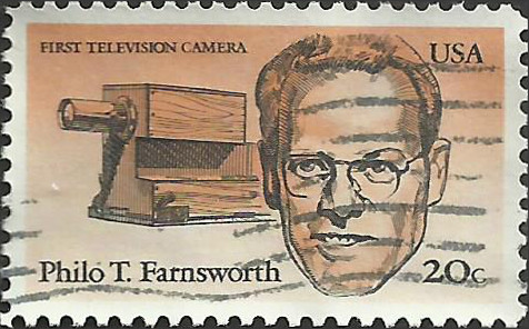 # 2058 USED PHILO T. FARNSWORTH / HipStamp