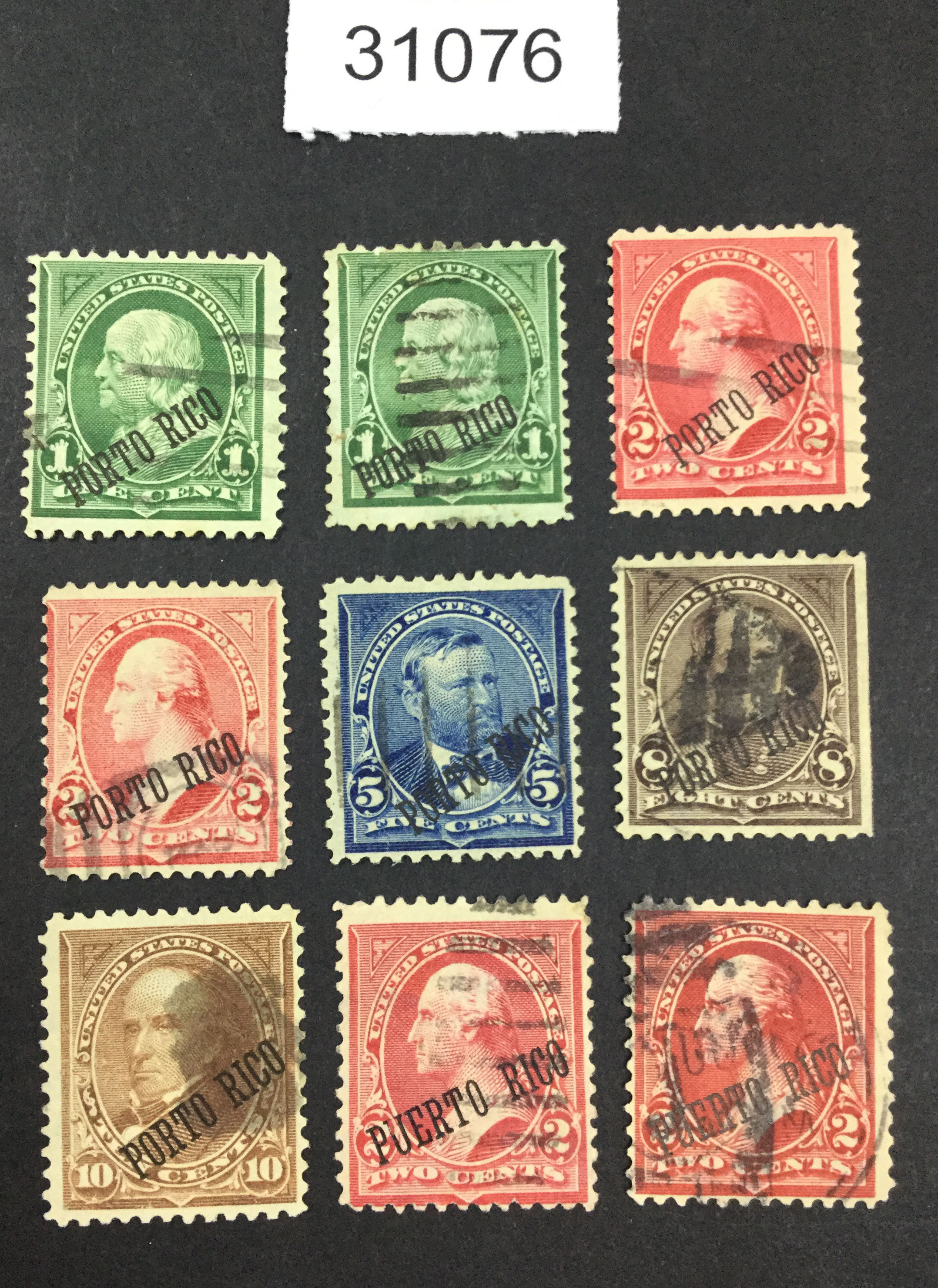 US Stamps Puerto Rico #210/216 Used LOT #31076 | United States, General ...