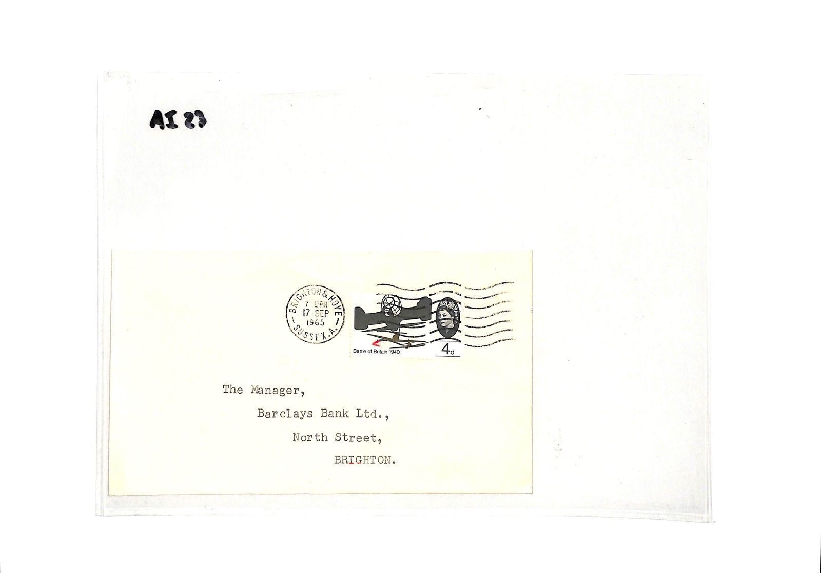 GB TRANSORMA Machine Sorting Trial Mark Brighton Commercial Mail 1965 ...