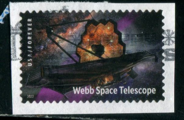 5720 US (60c) James Webb Space Telescope SA, used on paper | United ...