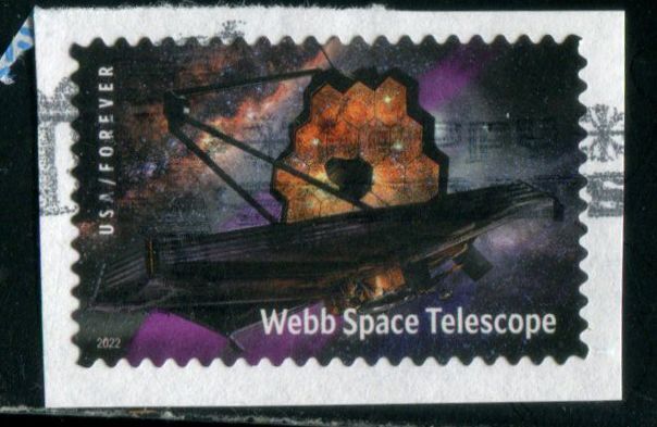 5720 US (60c) James Webb Space Telescope SA, used on paper | United ...