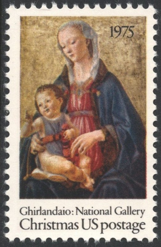 SC#1579 (10¢) Christmas: Ghirlandaio: National Gallery (1975) MNH ...