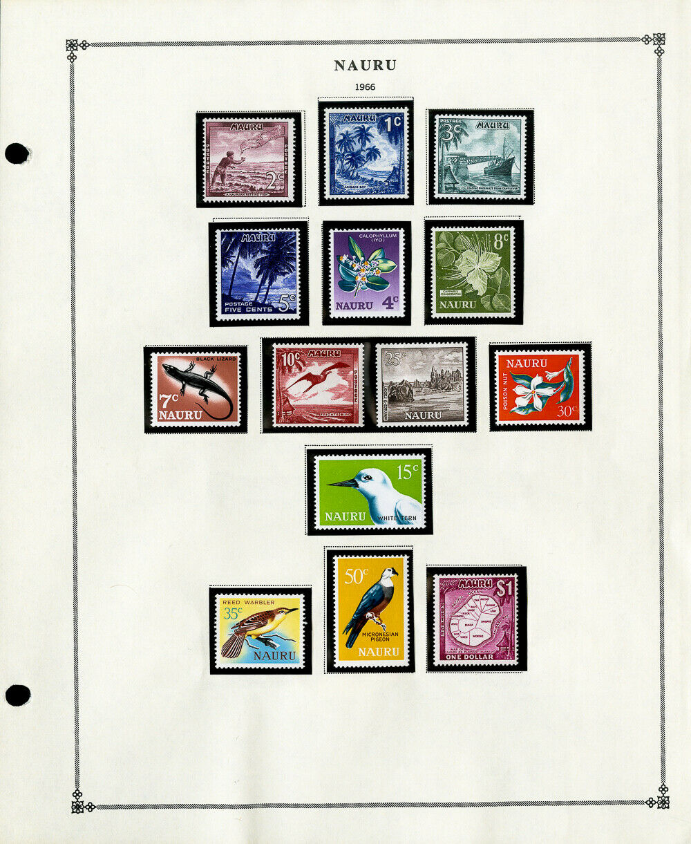 Nauru All-Mint 1960's to 1999 Stamp Collection f/k/a Pleasant Island ...