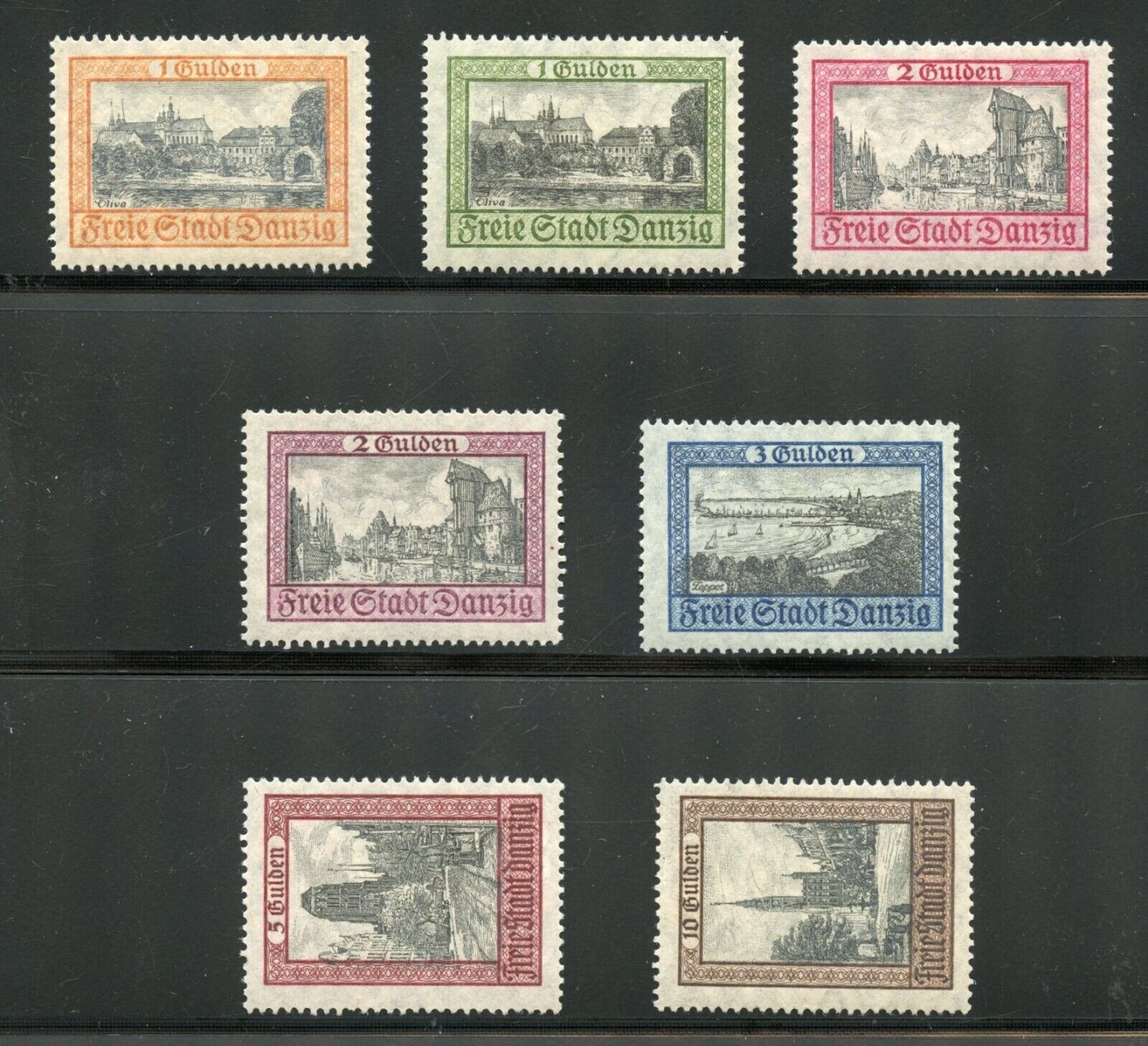 Danzig 1924 Scott #193/99 Sites SET Mint Never Hinged Complete | Europe ...