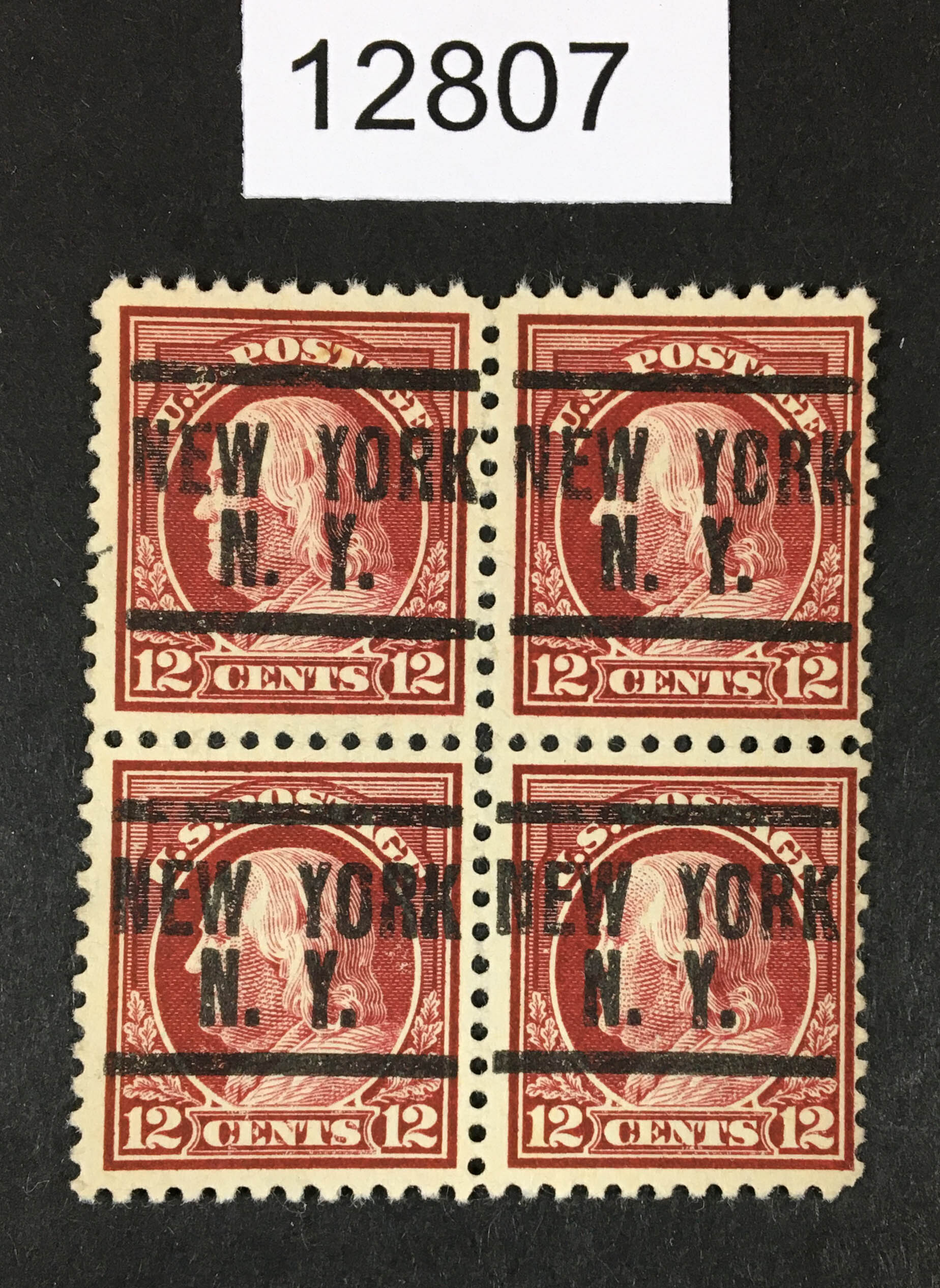US Stamps # 512a Used Block LOT #12807 | United States, General Issue ...