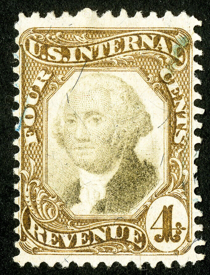US Stamps # R136 Revenue Used VF Fresh Scott Value $110.00 | United ...