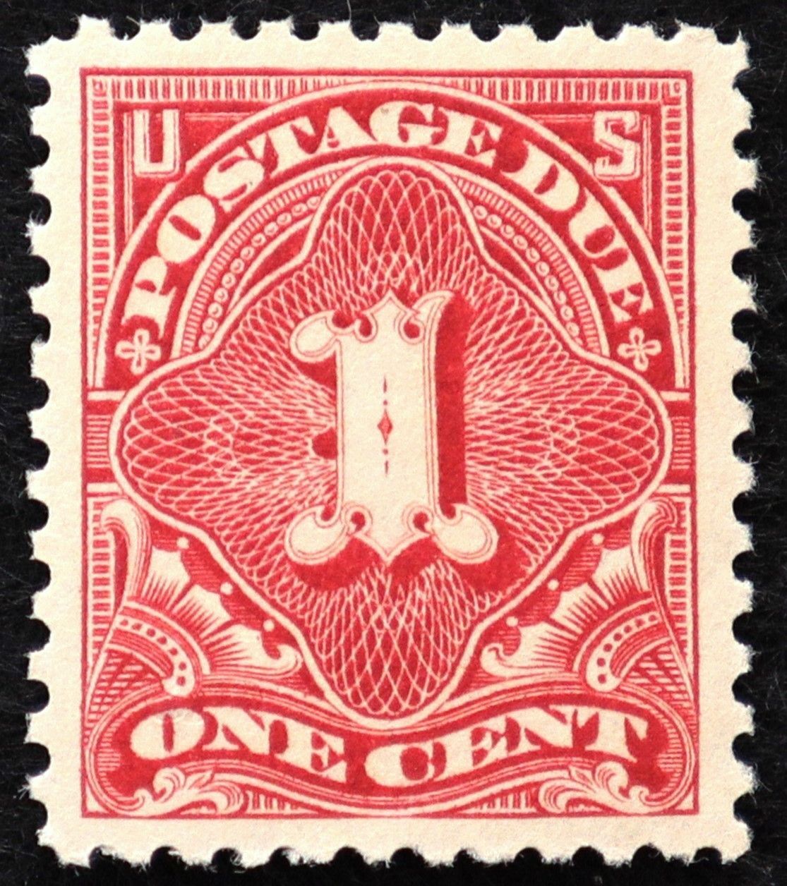 U.S. Mint Stamp Scott #J61 1c Postage Due, Superb Jumbo. Never Hinged ...