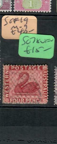 Western Australia (P2805B) Swan 4d SG 78 VFU | Australia & Oceania ...