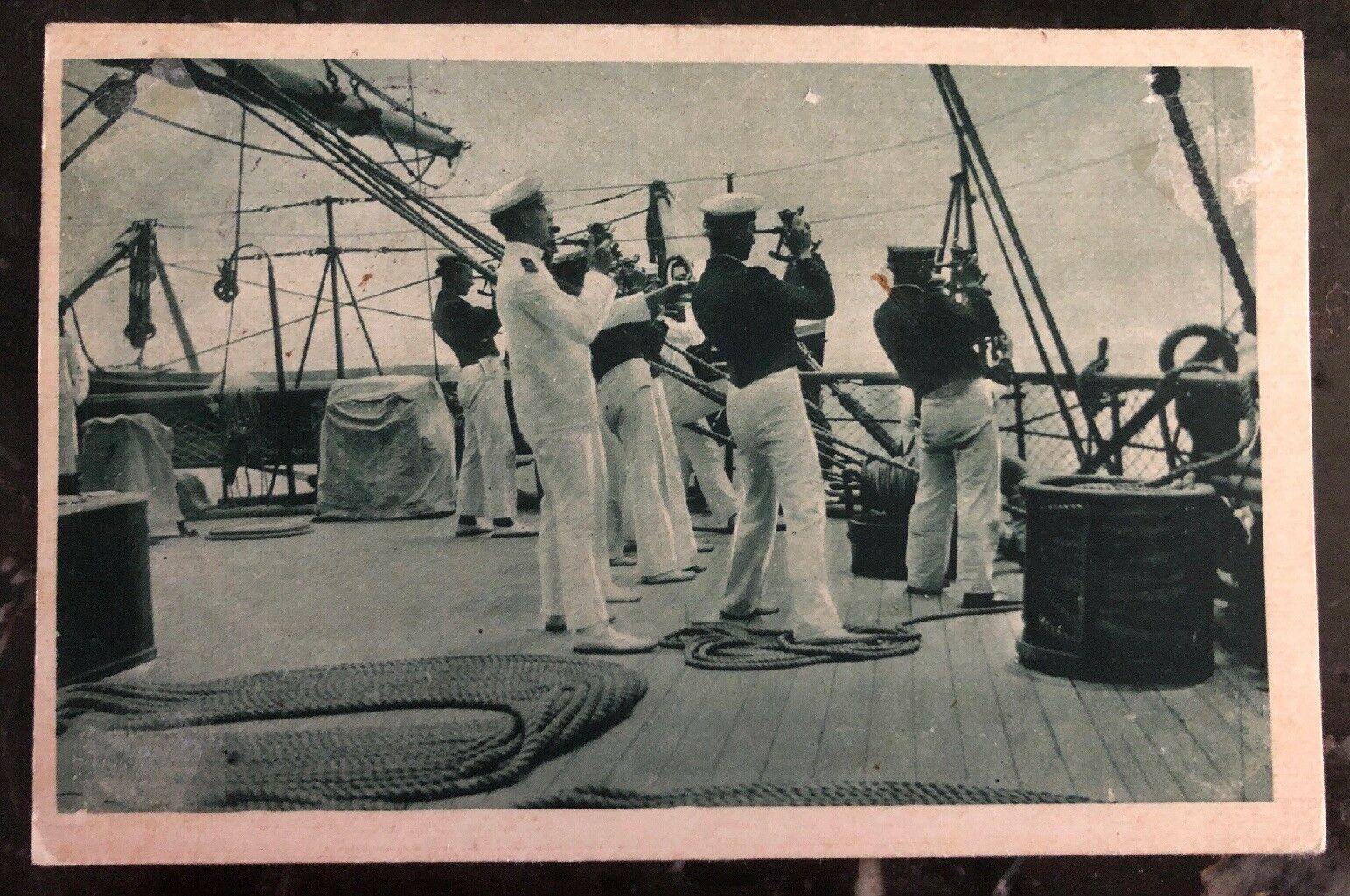 1932 Navy Post Office Italy RPPC Postcard Cover To Rome Naval Academy ...