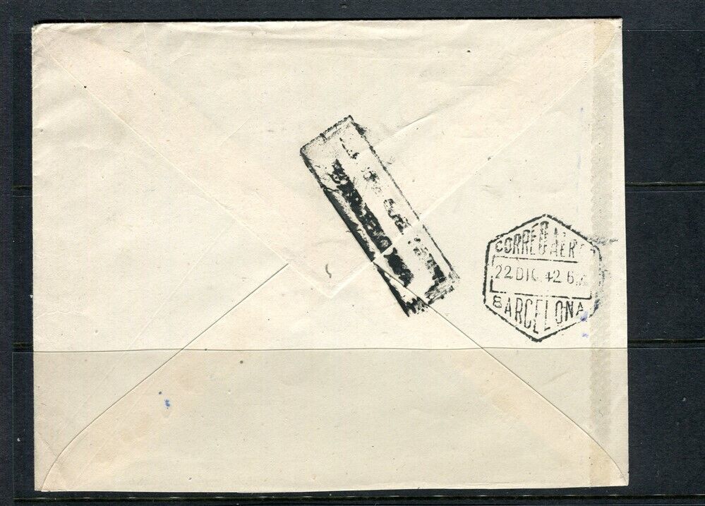 GERMANY; 1942 INCOMING CENSOR COVER/LETTER from, Villareal Spain ...